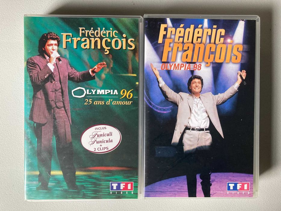 [VHS] Frédéric François: Olympia 96 & 98 (não testado) Fernão Ferro ...