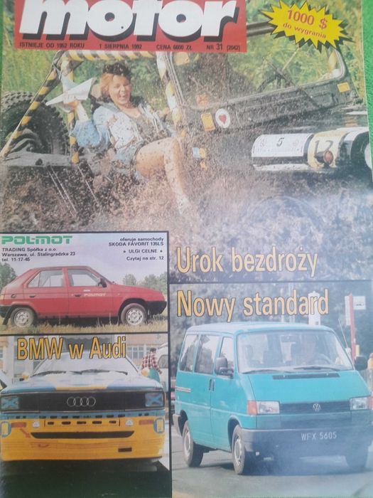 MOTOR VW T4 FSO Sella Fiat 126p combi Mercedes 600 SEL V12 rok 1992 ...