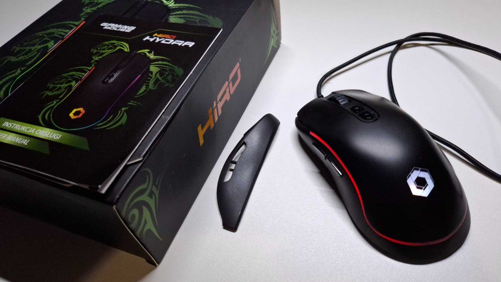 HIRO HYDRA MYSZ GAMINGOWA | 24000 DPI | RGB | Sensor PMW 3360 | Myszka ...