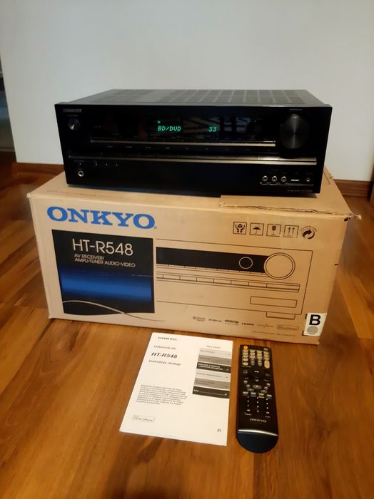 Amplituner ONKYO HT-R548 uszkodzony dźwięk Jaworzno • OLX.pl
