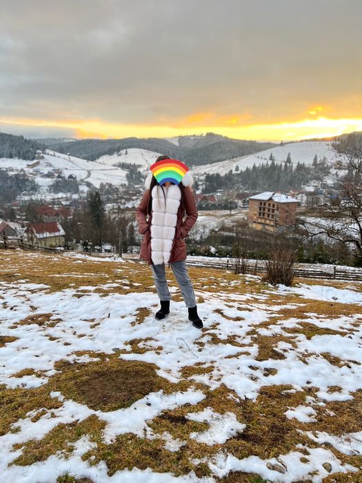 Зимова парка з натуральним хутром 2 000 грн Парки Одеса на Olx