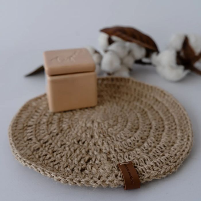 Корзинки кошик плетений вязаний із джута джгута шпагата кашпо кошики с 350 грн Посуда