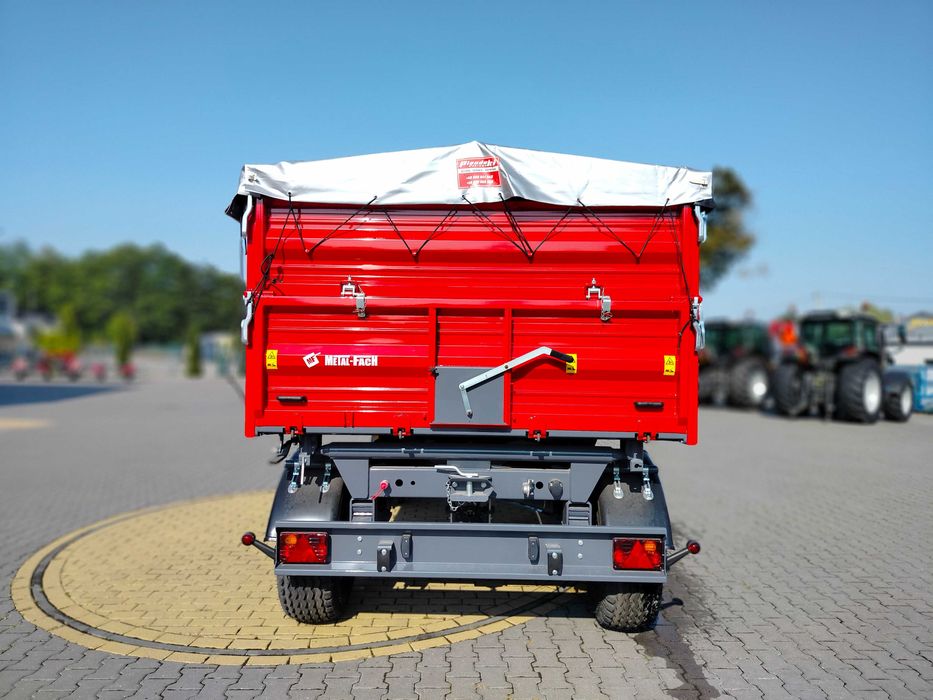 Przyczepa rolnicza dwuosiowa T710 METAL-FACH Małdyty • OLX.pl