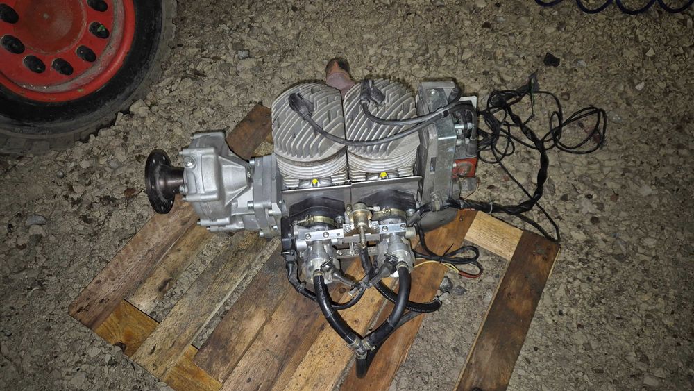 Silnik lotniczy Hirth 2704 z przekładnią 62HP wtrysk paliwa (NOWY ...