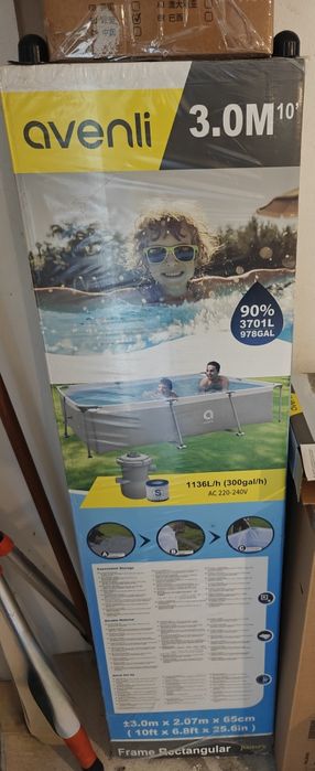 Como nova - Piscina exterior Avenli 3m x 2m X 65cm Santa Maria Da Feira ...