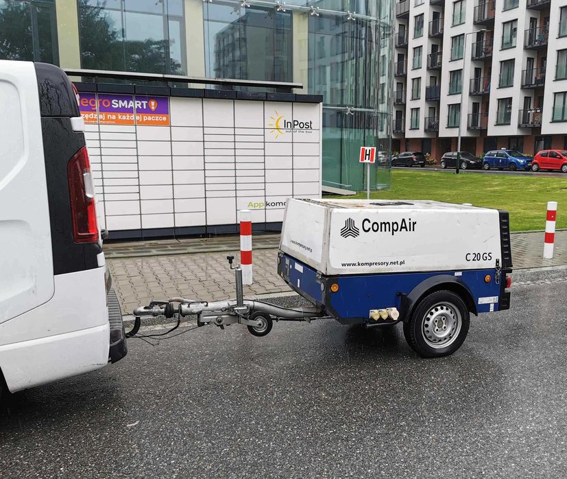 Compair C20 GS Sprężarka śrubowa kompresor spalinowy 11 bar Kraków ...