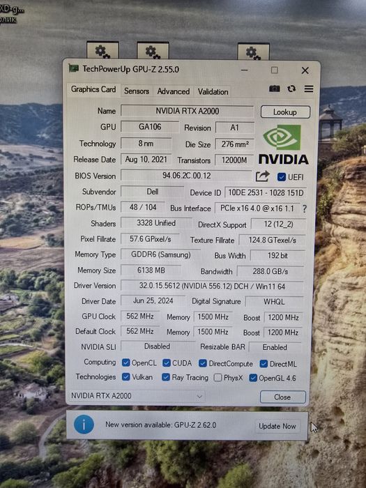 Відеокарта HP NVIDIA Quadro RTX A2000 Ada 6GB GDDR6: 8 000 грн ...
