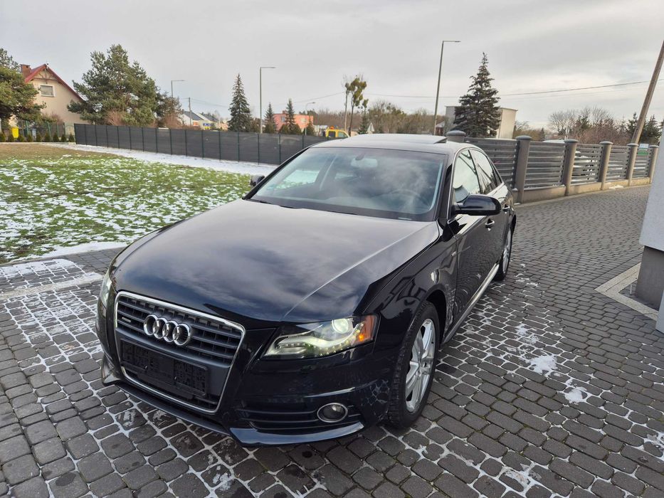 Audi A4 B8 Quattro S-Line 2012r 2.0T benzyna 211 KM.Przebieg 192 tys ...