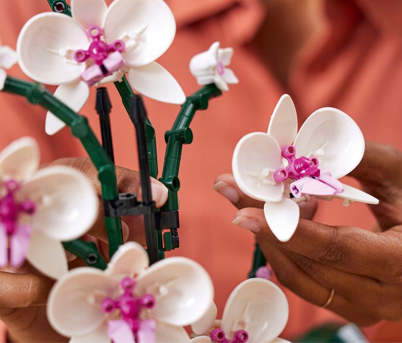 KLOCKI LEGO Icons ORCHIDEA Kwiatki Zestaw Klocków 10311 Wrocław Psie ...