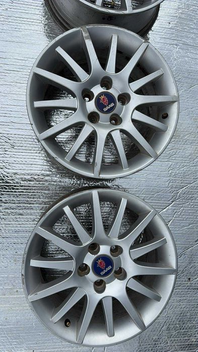 Felgi aluminiowe Saab OE 9-3 93 5x110 16" 6,5j alufelgi ALU72 komplet ...