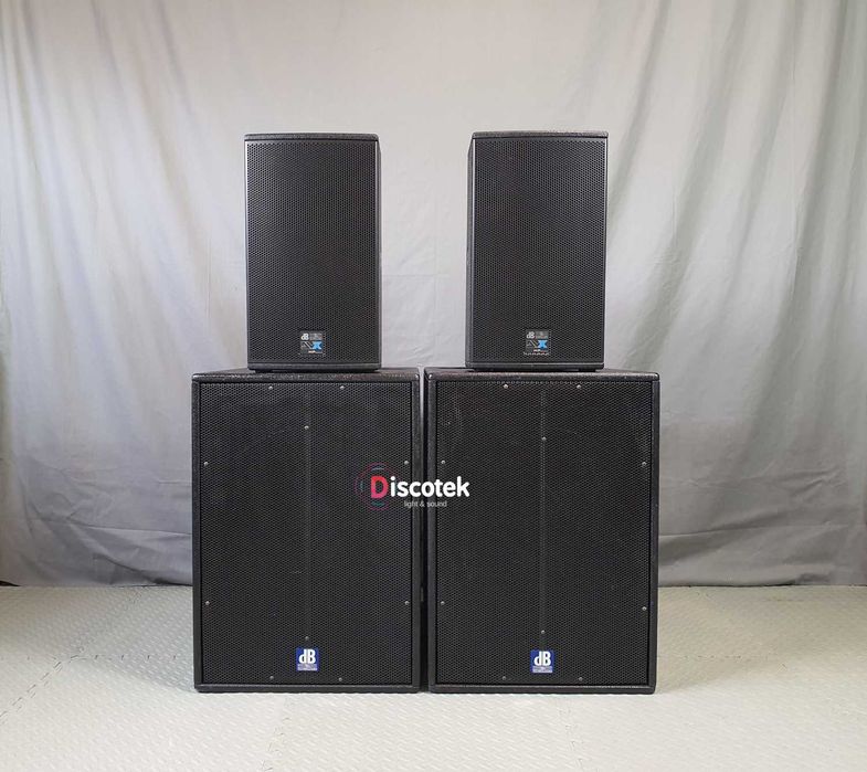 DB Technologies DVX D10 + FL18 | 2,8 kW | Aktywny | RCF, FBT, QSC ...