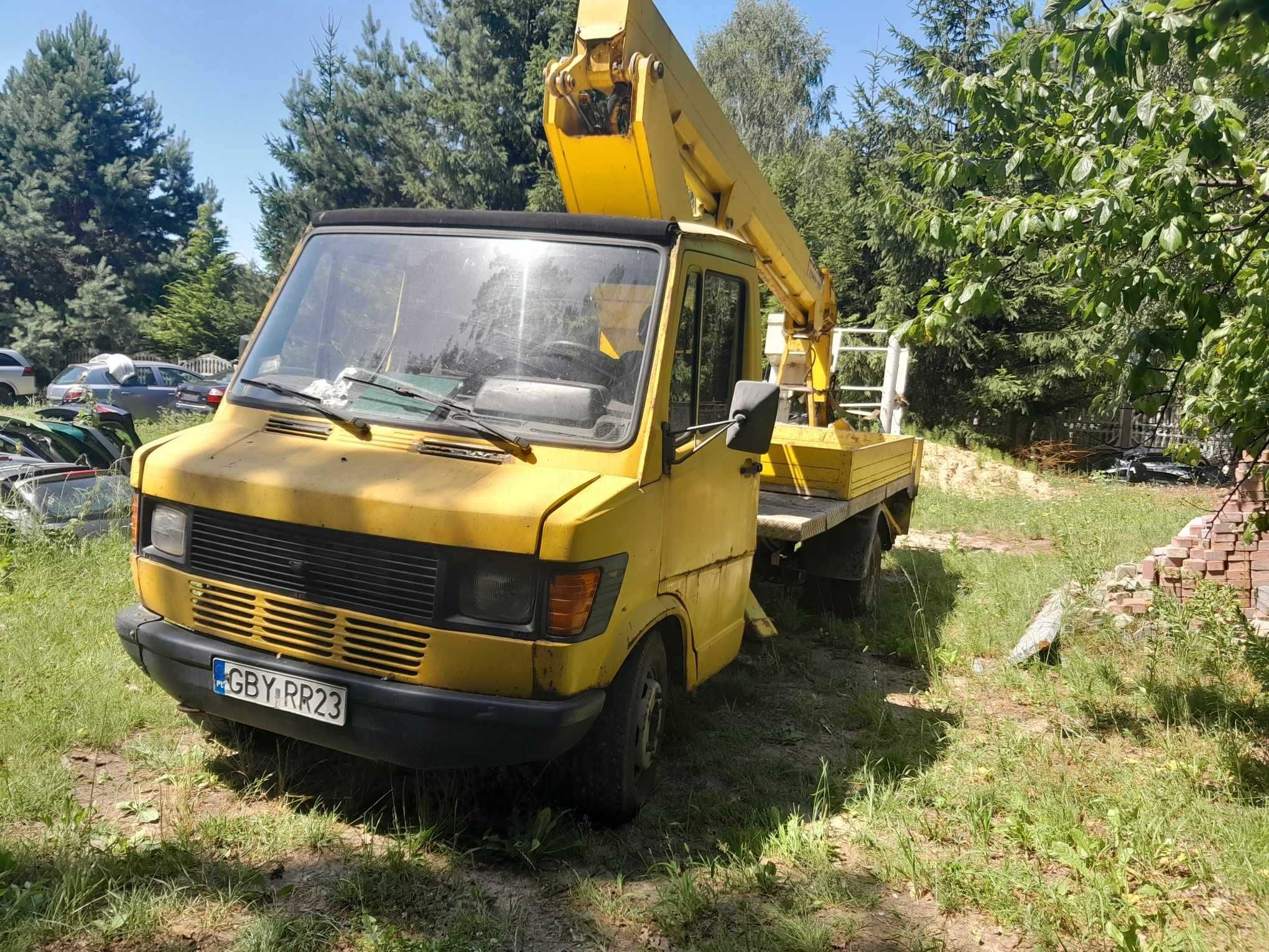 Mercedes 408, zwyżka,podnosnik koszowy 12m, Łęczna • OLX.pl