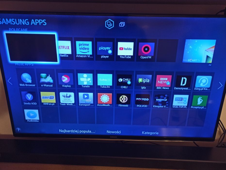 Smart TV led Samsung 40cali model 3D 40H6200, Słupsk • OLX.pl