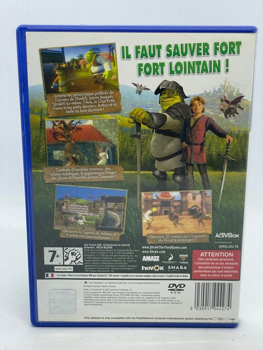 Shrek The Third PS2 Po Angielsku Olsztyn • OLX.pl