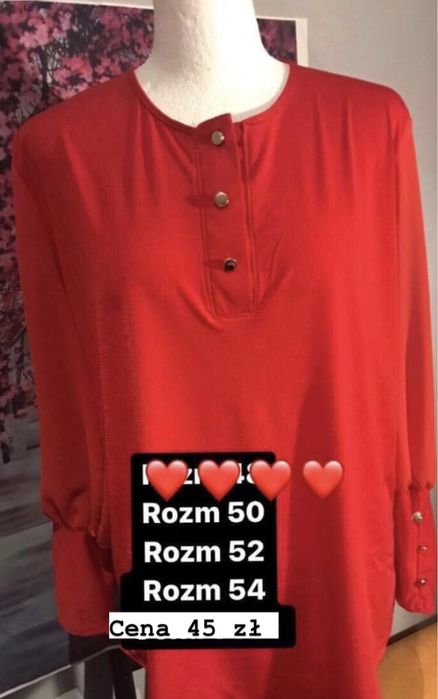 Bluzka damska biust 130/140 Płock • OLX.pl