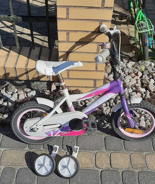 Rowerek dla dziewczynki Kross Maja 12 cali różowy Banino • OLX.pl