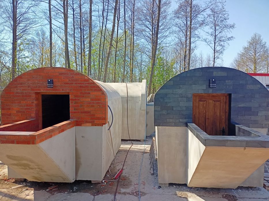 Schron , piwniczka betonowa , ziemianka , piwnica , sauna ogrodowa ...