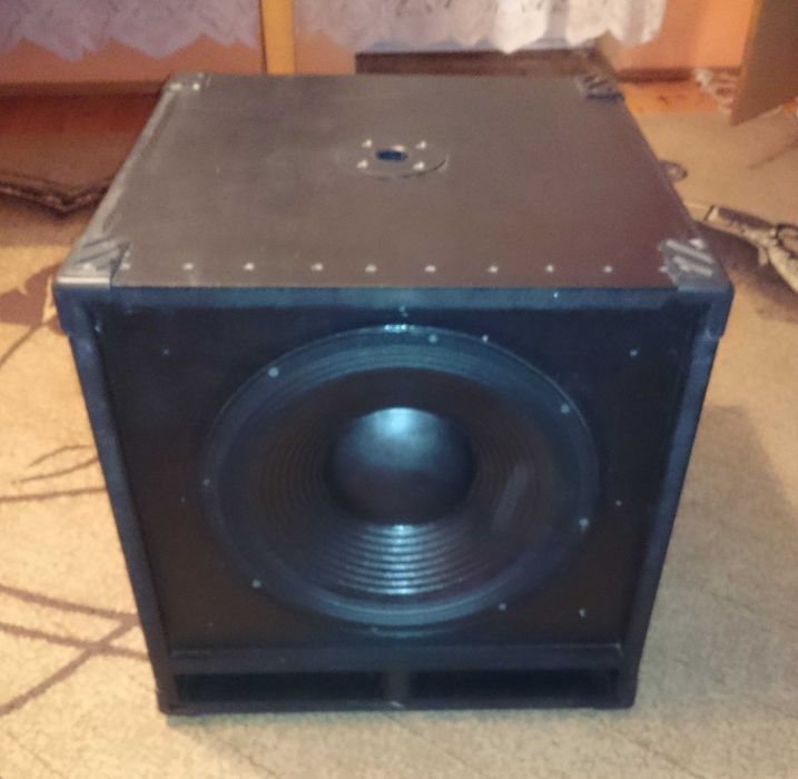SUBWOOFER Estradowy 1200W 15" cali 38cm RMS Niskotonowy 8ohm subofer ...