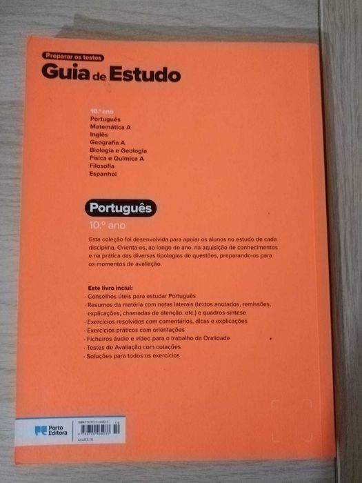 Guia de Estudo Português 10ºano São Miguel de Poiares • OLX.pt