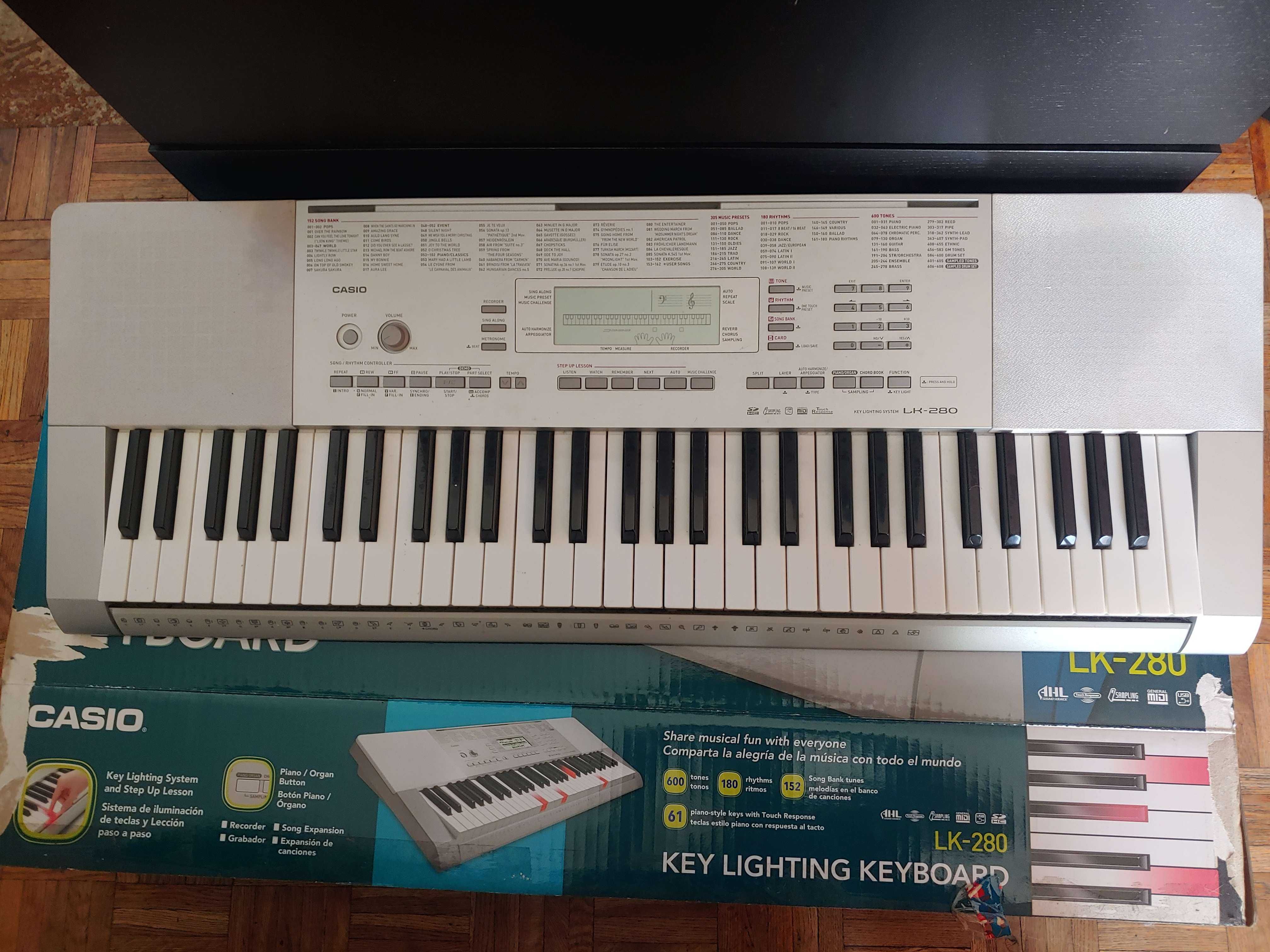 CASIO LK-280 keyboard Instrument dla początkujących i nie tylko ... CASIO LK-280 keyboard Instrument dla początkujących i nie tylko ...