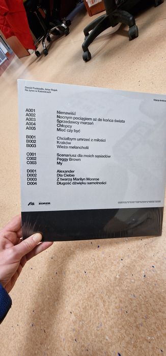 WINYL Dawid Podsiadło i Artur Rojek Na żywo w Katowicach limitowana ...