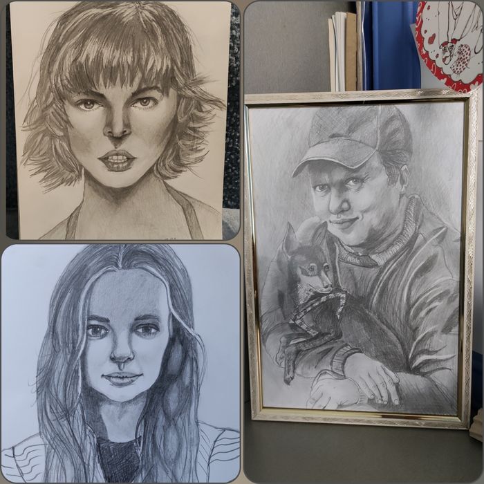 Рисунок рисунки рисую олівцем на замовлення портрет ню пейзаж 200 грн Живопис Житомир на Olx