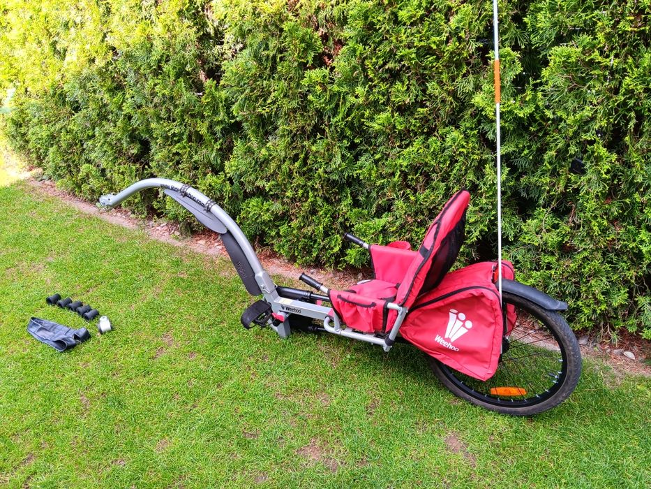 Przyczepka rowerowa przyczepa Weehoo Skórzewo • OLX.pl