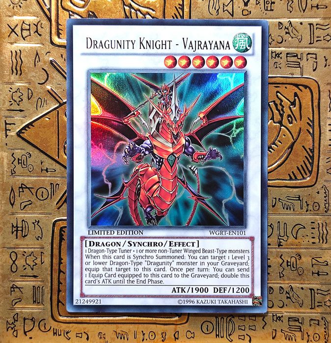 Dragunity Knight - Vajrayana - Edição Limitada Yugioh Paranhos • OLX.pt