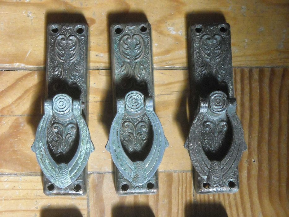 Fechos cremones ferragens antigos vintage janelas portadas madeira ...