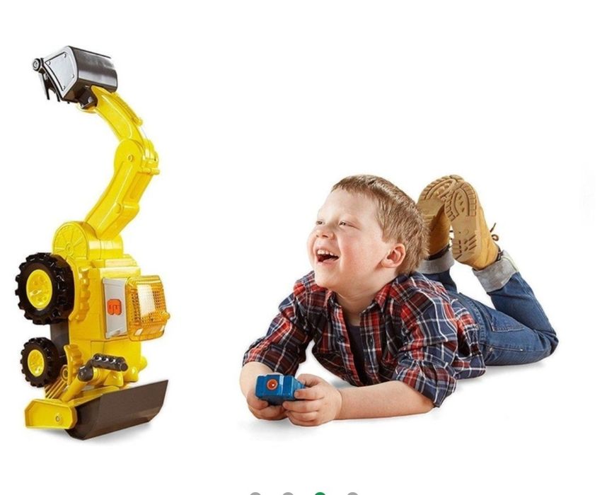 Трактор экскаватор Bob builder, Боб строитель Mattel оригинал: 500 грн ...