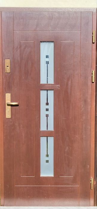 Drzwi drewniane zewnętrzne Kolbuszowa • OLX.pl