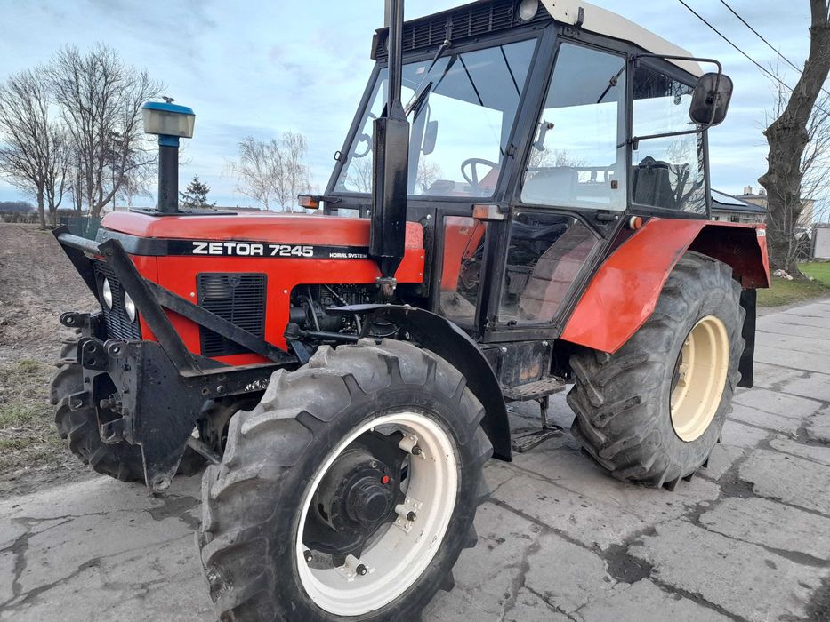 Zetor 7245 + tuz + wom , Same explorer 80 , 90 Pleszew • OLX.pl