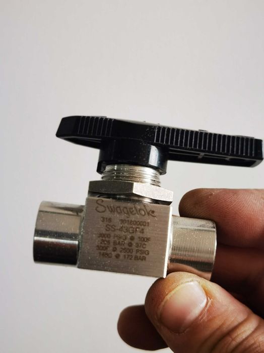 Para desocupar! Válvulas e acessórios Swagelok de alta pressão em inox ...