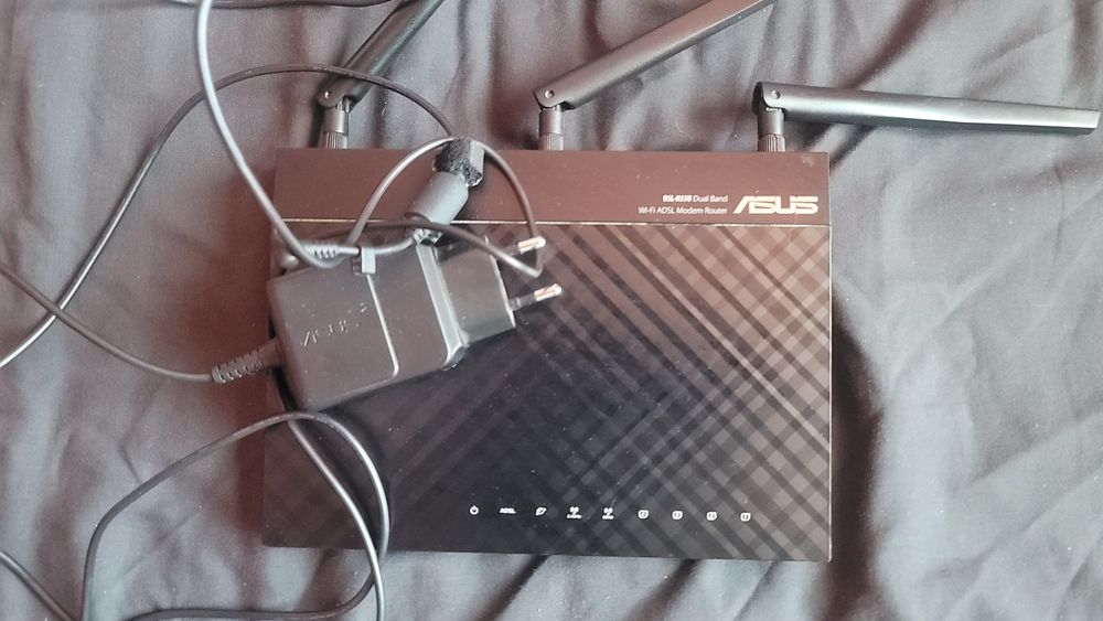 Asus DSL-N55U ADSL Modem Router Dual-band Wireless-N600 Роутер: 499 грн ...