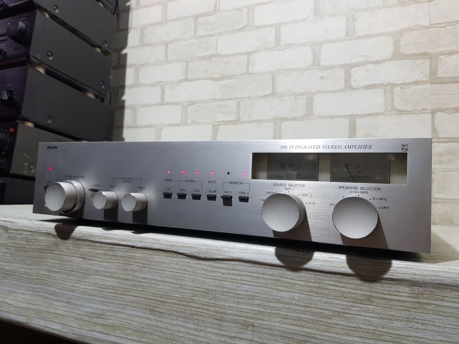 Стерео підсилювач/усилитель Phillips AH306 2х80Вт б/у з Німеччини: 4 ...