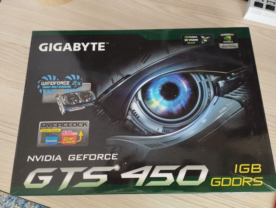 Видеокарта Gigabyte Nvidia Geforce GTS 450 GDDR5 1Gb 128bit (ремонт ...