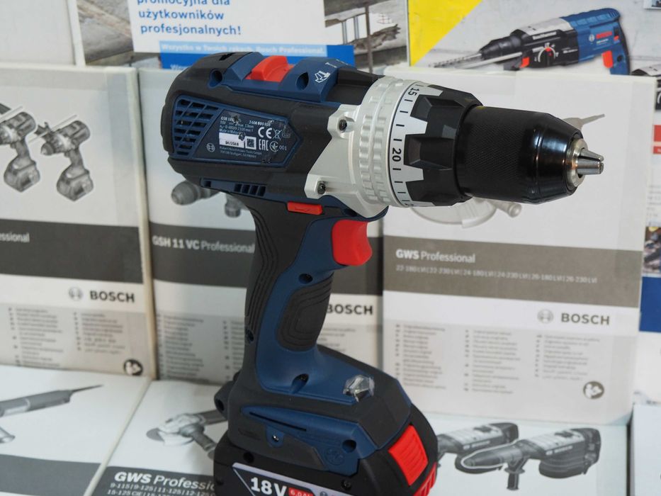 BOSCH GSB 18V-110 wkretarka udarowa bateria 6ah wurth bti berner Borowina • OLX.pl