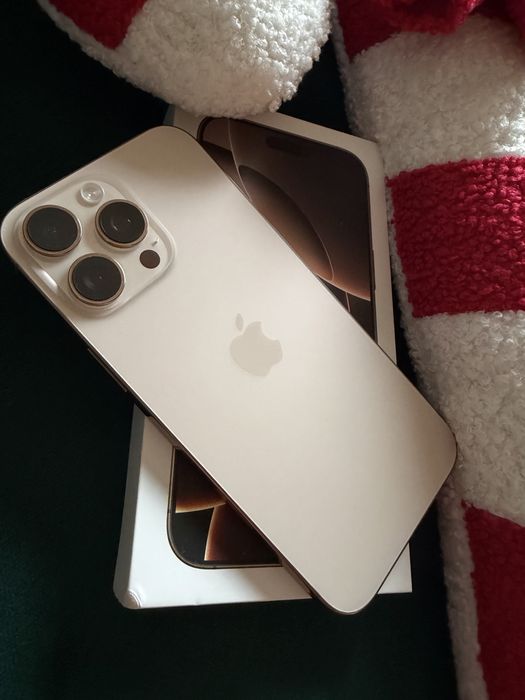 IPhone 16 pro max 256 GB Pustynny Tytan 92 % baterii Horniki Górne • OLX.pl
