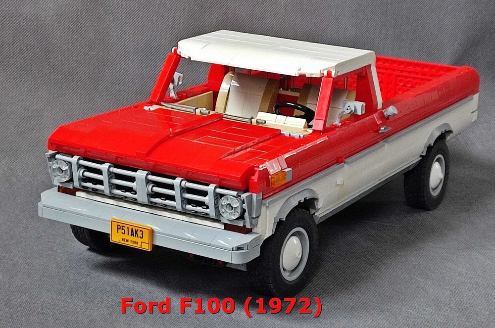 LEGO MOC - 1972 Ford F100 [mój autorski model] Warszawa Targówek • OLX.pl