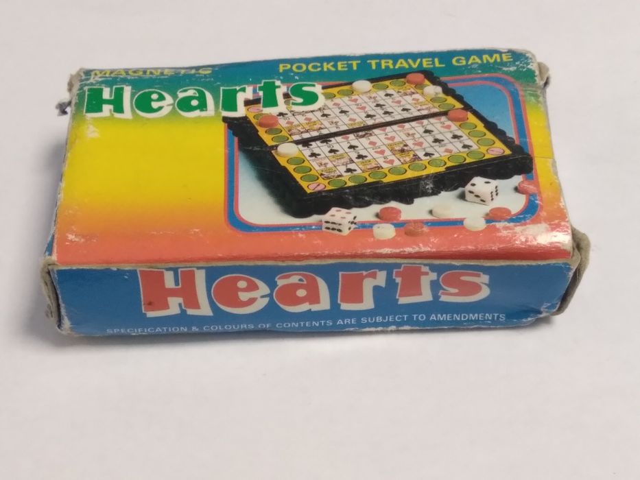 Stara gra planszowa magnetyczna Hearts Nowa Prl Szczecin Niebuszewo ...