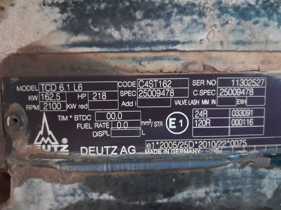 Silnik deutz Fahr Agrotron 7210 TTV TCD 6.1 L6 Borkowo-Falenta • OLX.pl