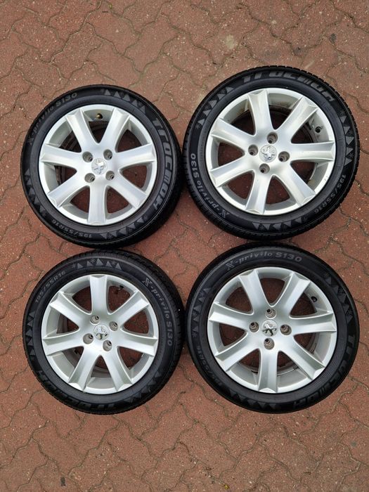 Peugeot 207 4x108 Koła zimowe alufelgi 195/55/16 23r Prokopów • OLX.pl