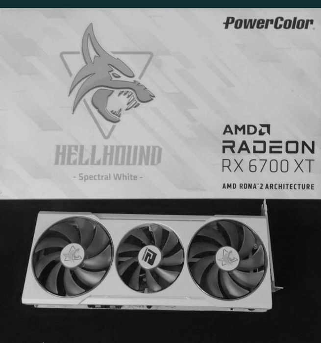 Відеокарта PowerColor AMD Radeon RX 6700 XT 12Gb Hellhound Spectral Wh ...