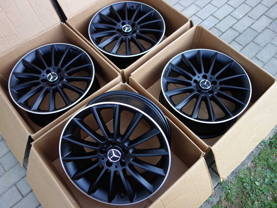 Felgi MERCEDES GLA X156 A56 A45 19'' AMG Czarny Mat!! Oryginał Ropczyce ...
