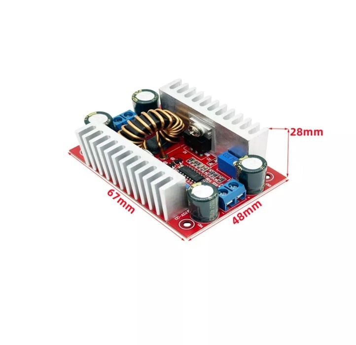 Повышающий преобразователь 400вт 15а DC 400w 15A Boost Converter: 200 ...