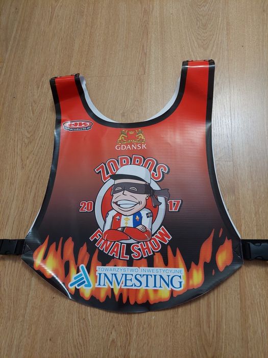 Plastron żużlowy Magnus Zetterstrom. Speedway żużel Vaculik Gorzów ...