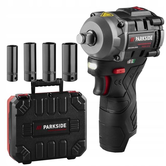 Parkside performance Akumulatorowy klucz udarowy 12 V, PPDSSA 12 A1 ...