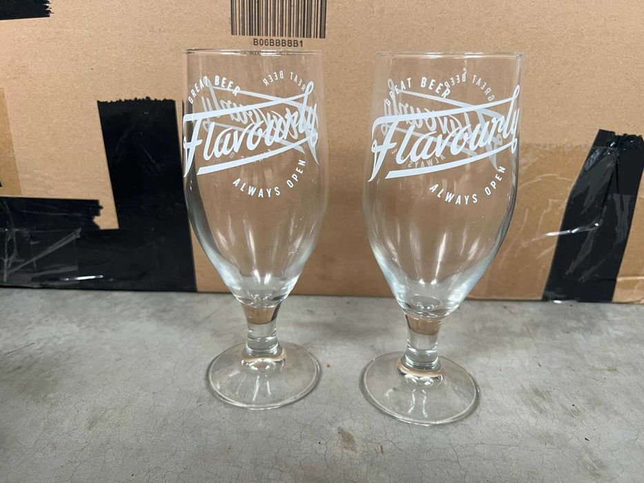 Szklanki kieliszki kufle do piwa Flavourly (2 sztuki) Ostrzeszów • OLX.pl