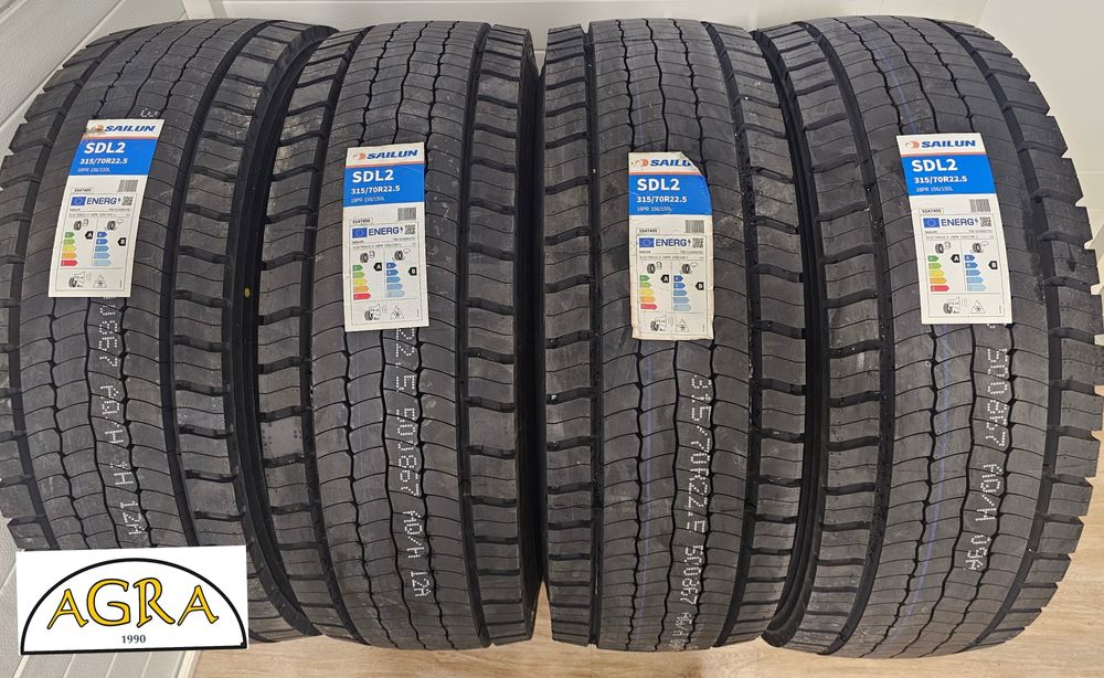 315/70R22.5 [1240netto] SAILUN SDL2 opony opona napęd nowa AUTOSTRADA ...