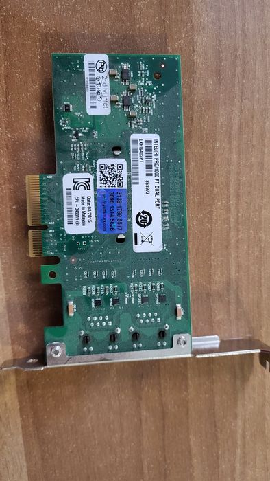 Мережева карта серверна Intel Pro/1000 PT Dual EXPI9402PT: 700 грн ...